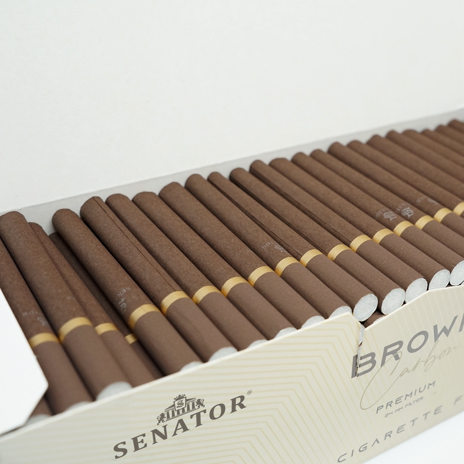 Tuburi tigari SENATOR - Carbon Premium 24 mm BROWN 200 - eMAG.ro