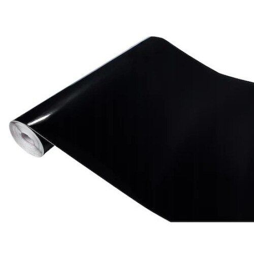 Autocolant negru lucios 1m X 1.5m - eMAG.ro