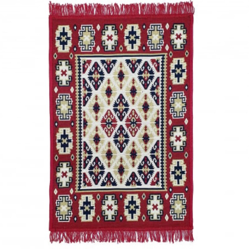 Covor rustic diverse marimi Rosu - eMAG.ro