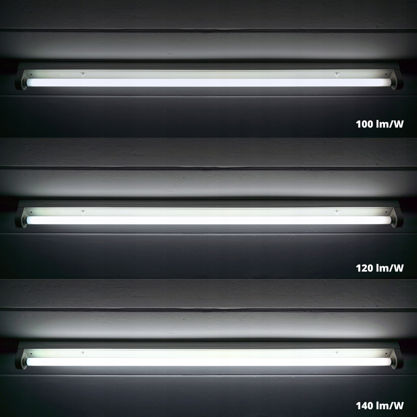 Set 10 tuburi LED, Ledhoff, 9W, T8, G13, 60cm, 6500K, Rece, 1080lm ...