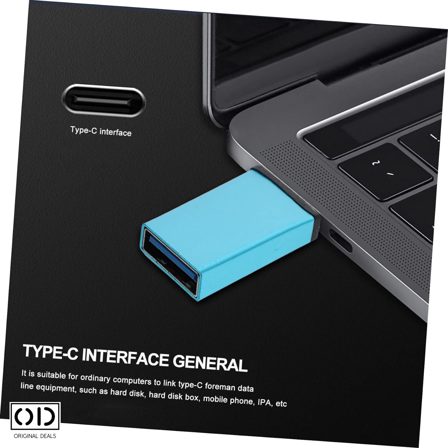 Hub Usb cu 3 Porturi si Adaptor Usb Tip C si Usb 3.0, Viteza Transfer ...