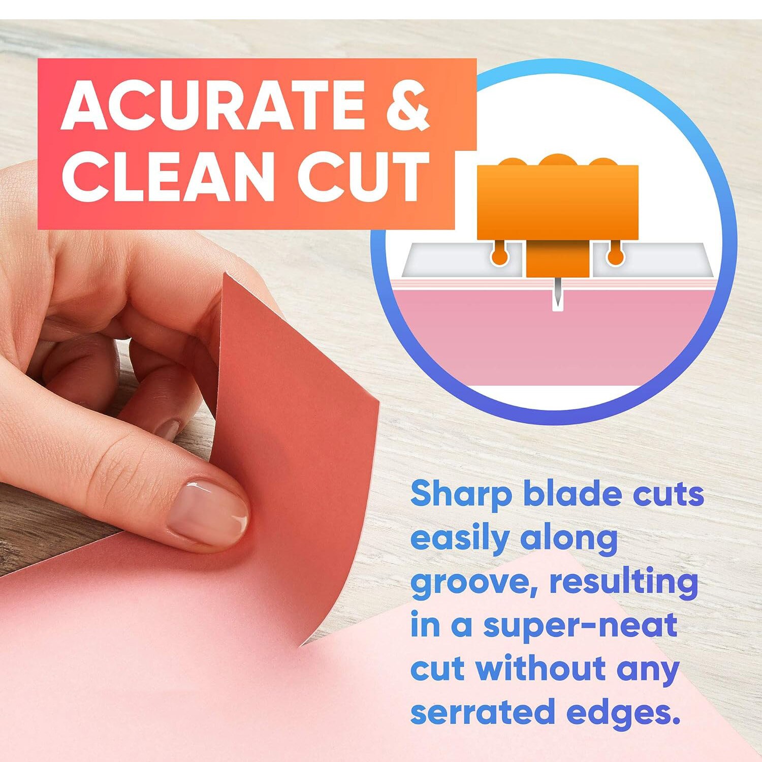 Trimmer hartie, A4, Roz - eMAG.ro