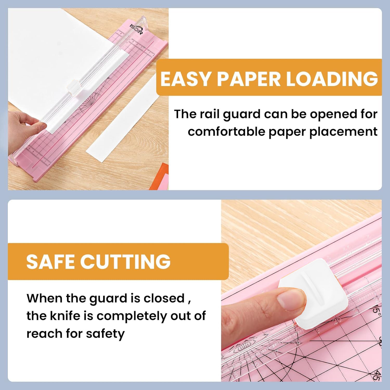 Trimmer hartie, A4, Roz - eMAG.ro