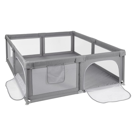 Tarc de joaca pentru bebelusi, Varsta 0-5 ani, 150x180x65 cm, Protectii ...