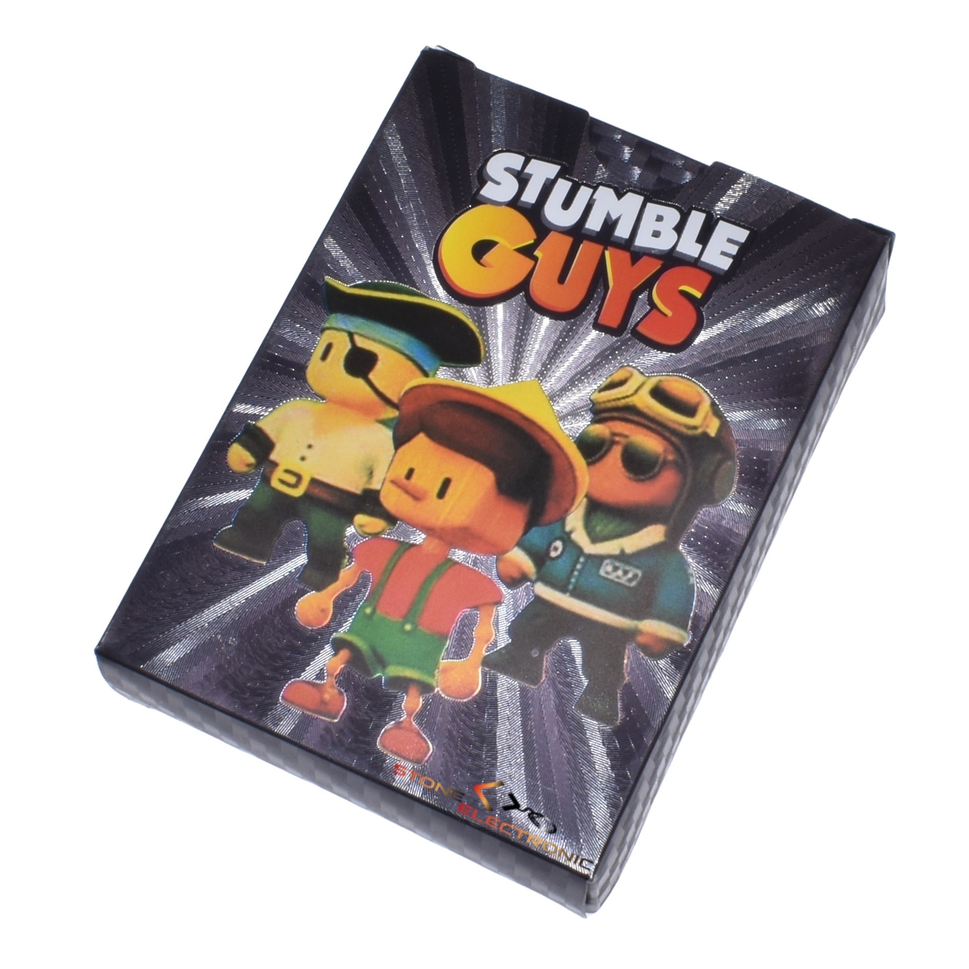 Set 55 carduri Stumble Guys Stone®, Puppet, Hologram, Black - eMAG.ro