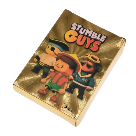 Set 55 carduri Stumble Guys Stone®, Puppet, Hologram, Gold - eMAG.ro