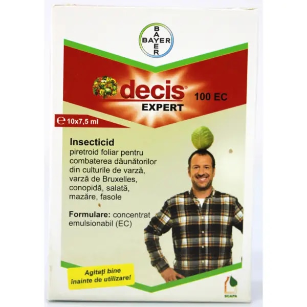Insecticid pe baza de deltametrin, actioneaza prin contact si ingestie ...