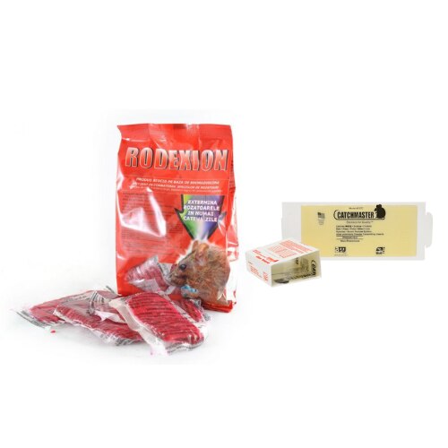 Raticid Rodexion Pasta, 200 g + Capcana CatchMaster 72TC, adeziv ...