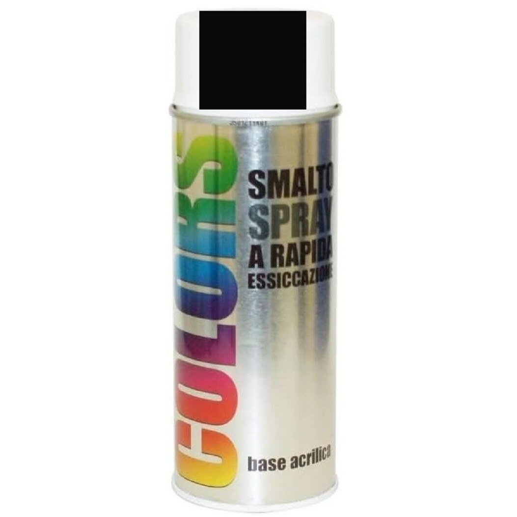 Spray vopsea retus auto Colors RAL 9005 SDM, culoare negru, 400 ml ...