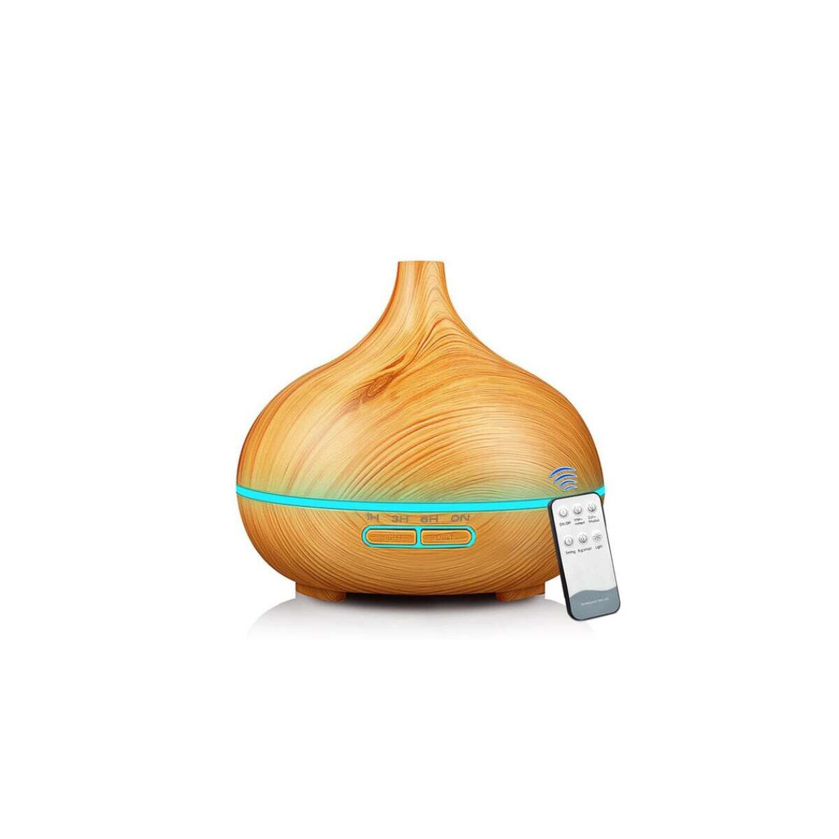 Difuzor de arome, umidificator, Plastic, cu lumina ambientala, 400 ml ...