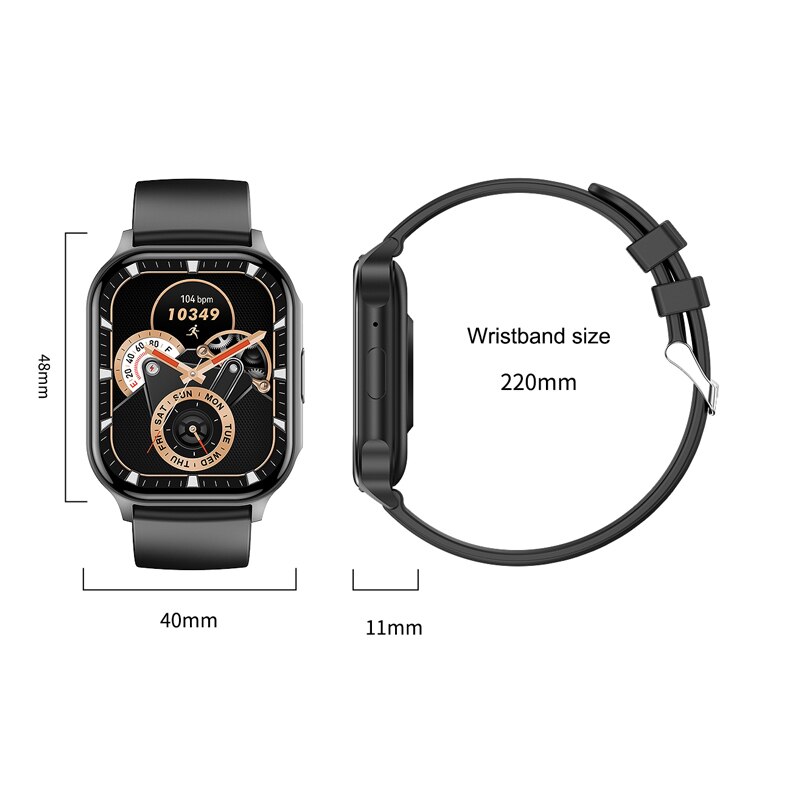 Ceas Smartwatch PulsePro™ Sync, Display AMOLED 2.04", Touchscreen ...