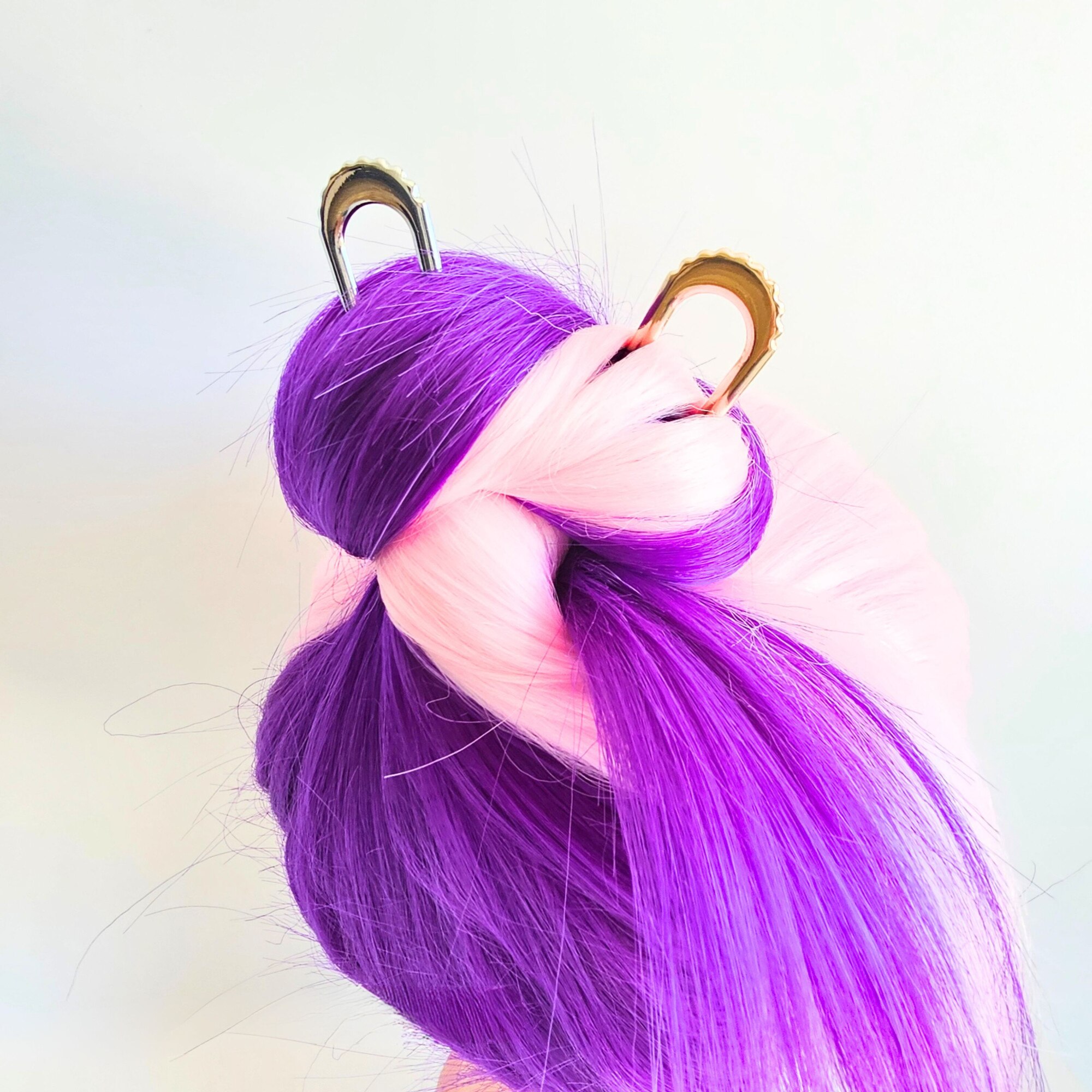 Set 2 ace par argintiu si auriu, 12 cm x 2 cm, metal, model betisor par ...