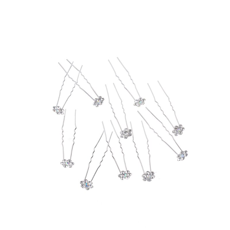 Set 10 ace par argintii cu strasuri - eMAG.ro