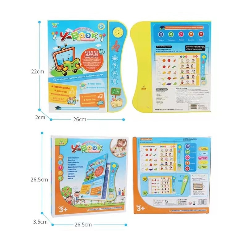 Carte interactiva first e-book cu creion electronic si sunete in limba ...