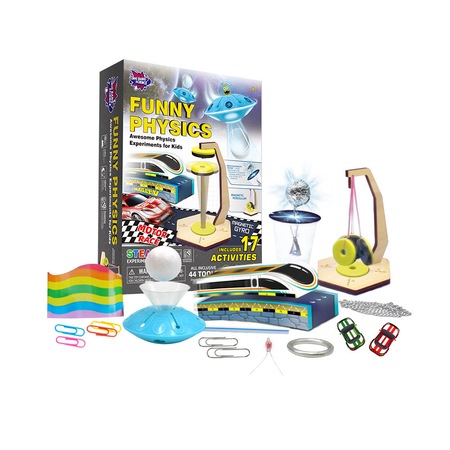 Kit de experimente STEM pentru copii, DIY, 17 activitati, si 4 jocuri ...