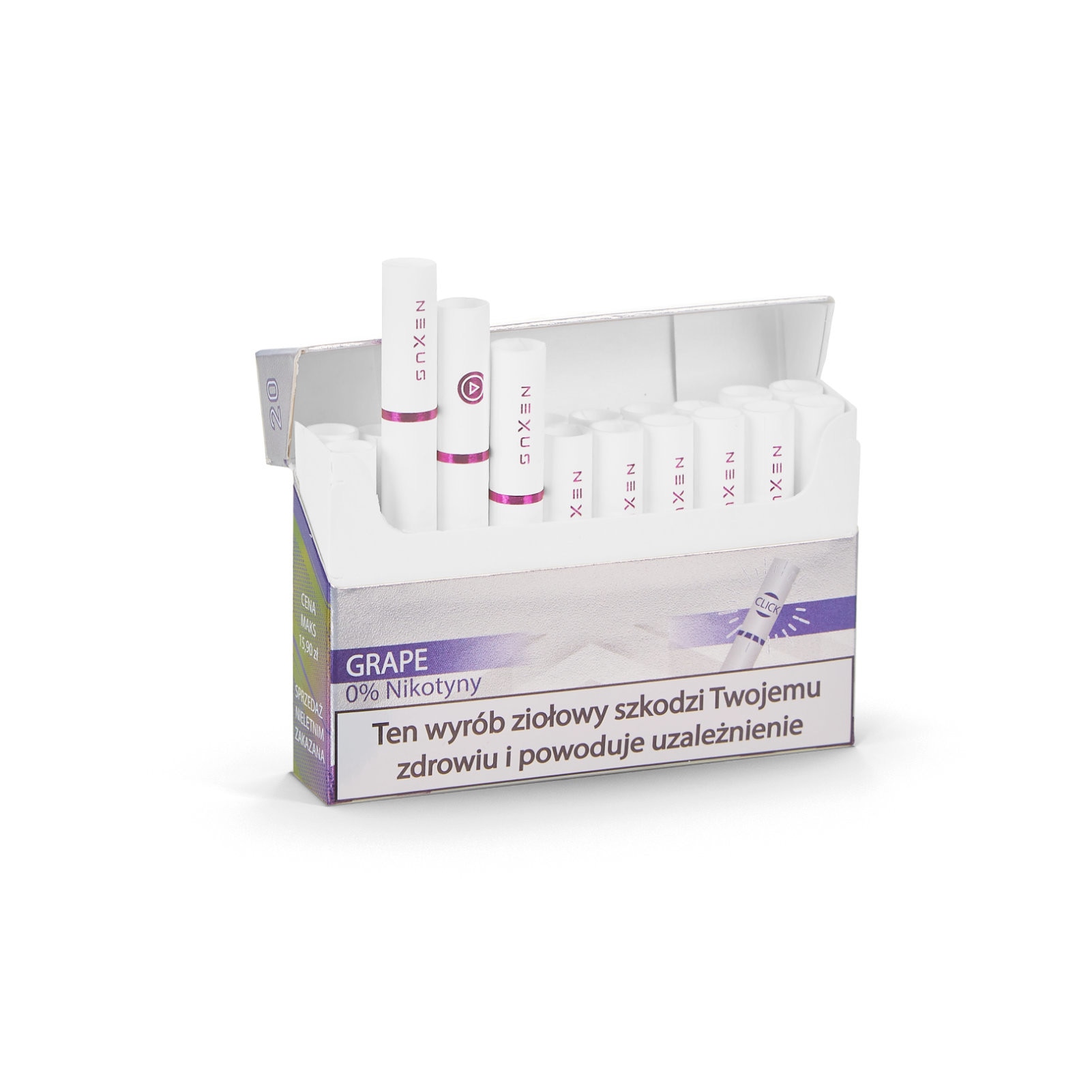 Insertii de incalzire, NEXUS Free, set de 10 x 20 rezerve fara nicotina ...