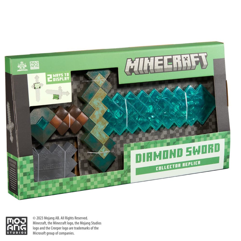 Sabie diamond, Noble Collection, 50 cm, Minecraft, Albastru - eMAG.ro