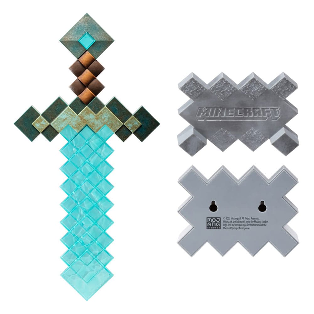 Sabie diamond, Noble Collection, 50 cm, Minecraft, Albastru - eMAG.ro