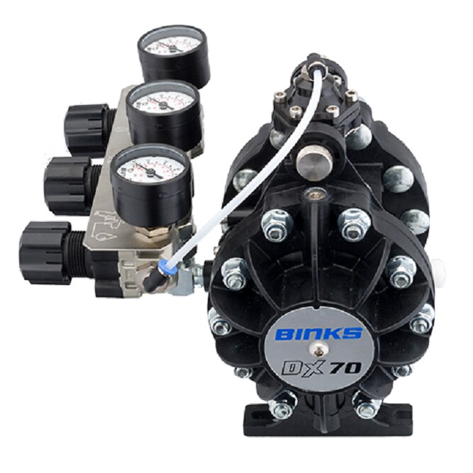 Pompa de aer cu diafragma De Vilbiss Binks, 1:1, 7 Bar, 4.2 l/min ...