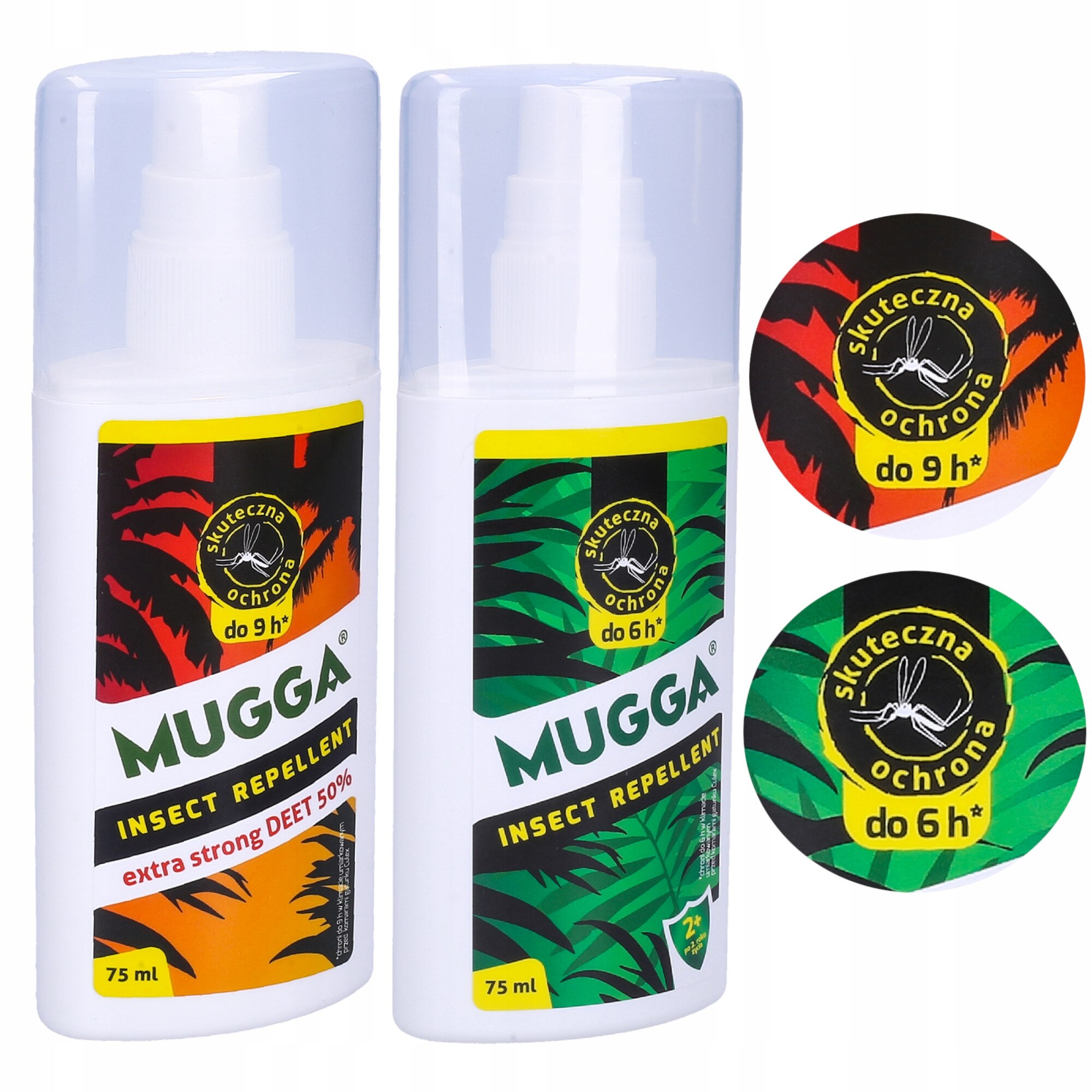 Kit 2 spray-uri capuse, Mugga, 2x75 ml - eMAG.ro