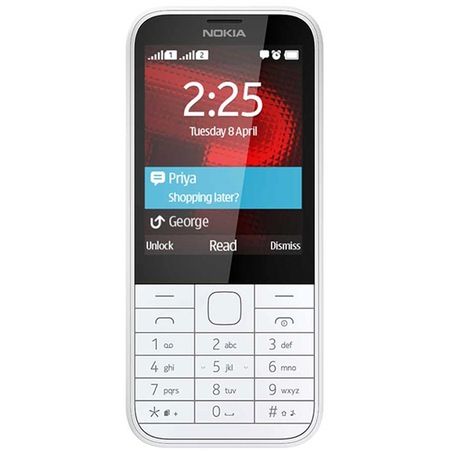 Telefon mobil Nokia 225, Dual SIM, White - eMAG.ro