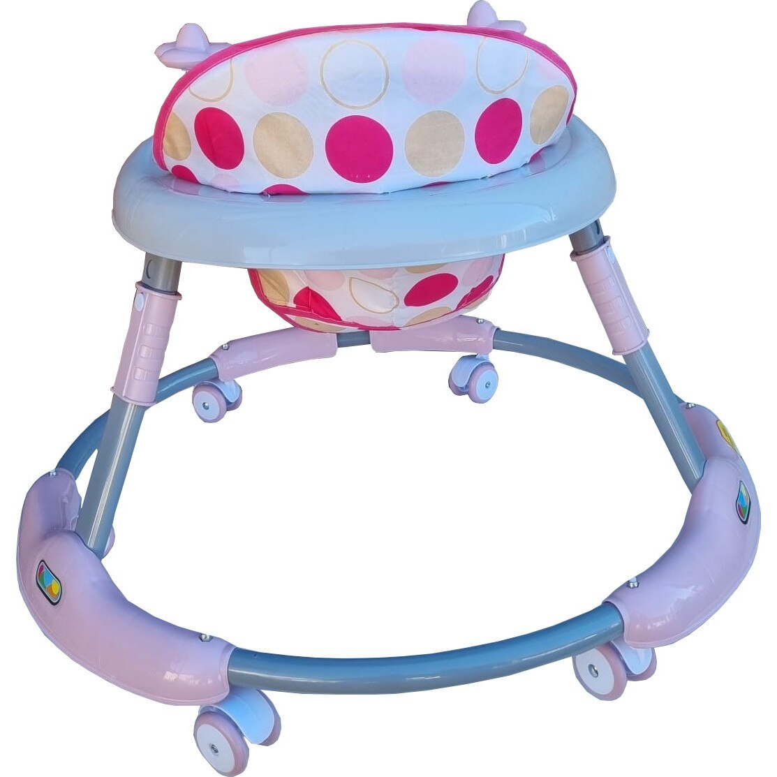 NOVOKIDS Baby Panda Walker, регулируема на 6 степени на височина, С ...
