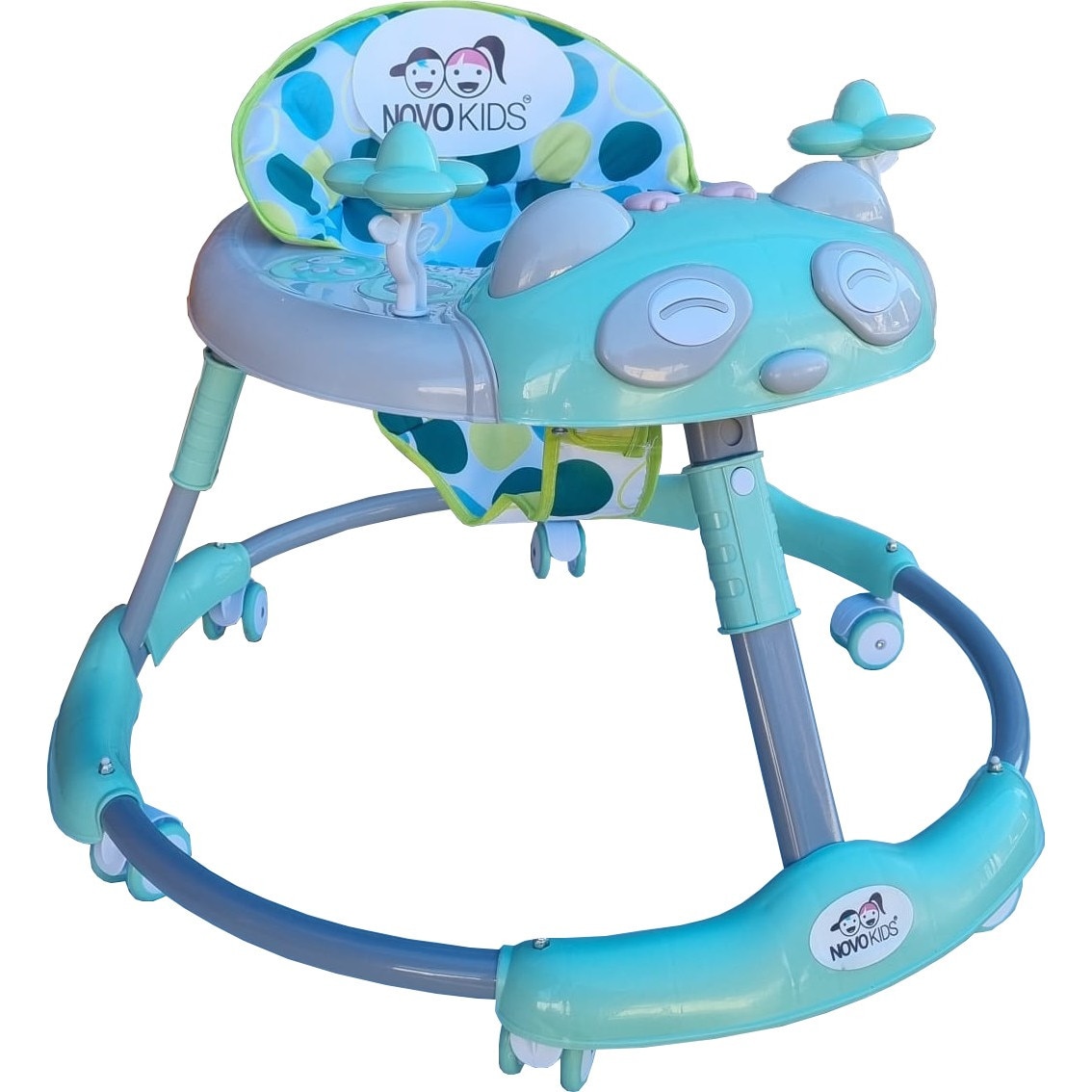 Premergator reglabil in 6 trepte de inaltime NOVOKIDS™ Baby Panda ...