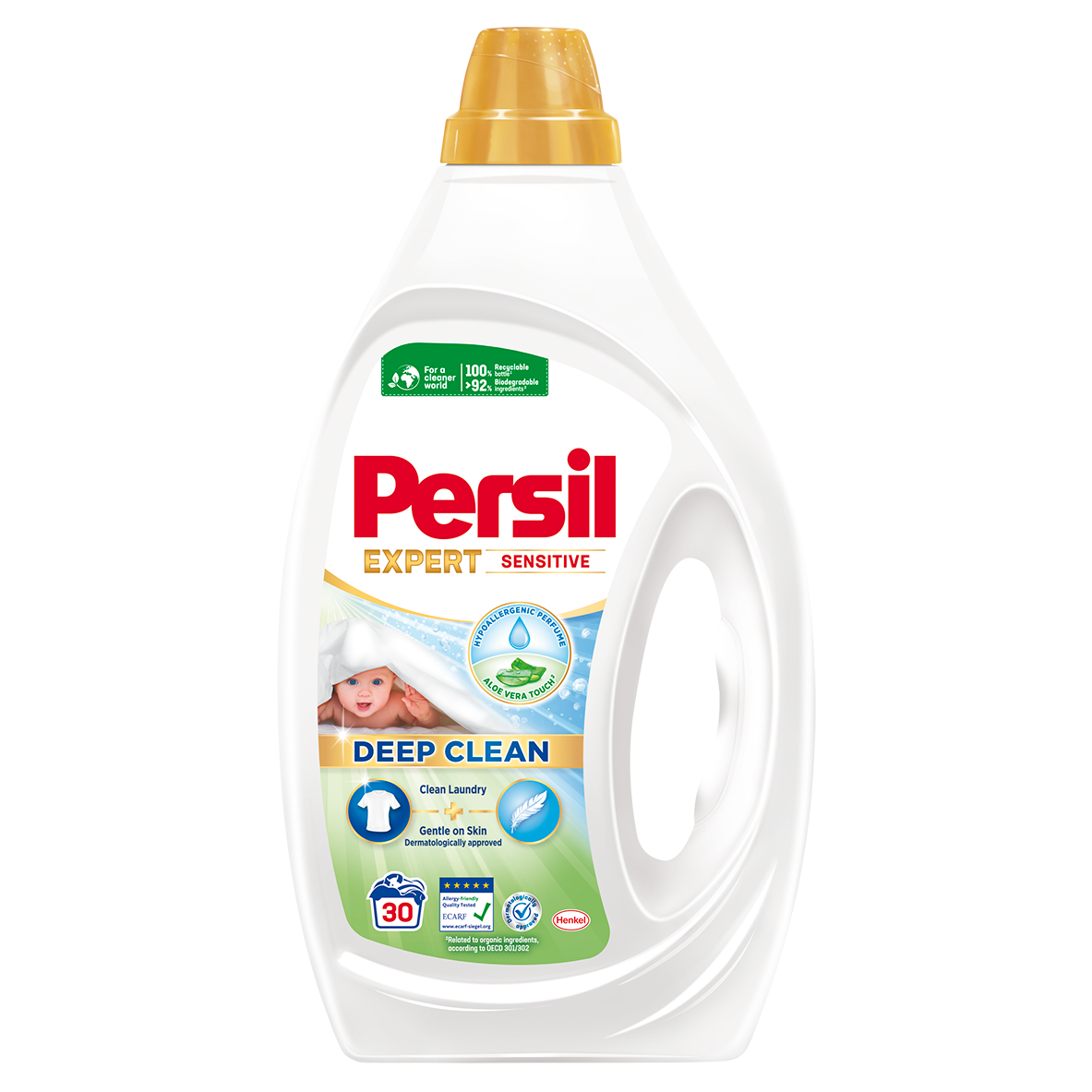 Detergent de rufe lichid Persil Deep Clean Expert Sensitive, 30 spalari ...