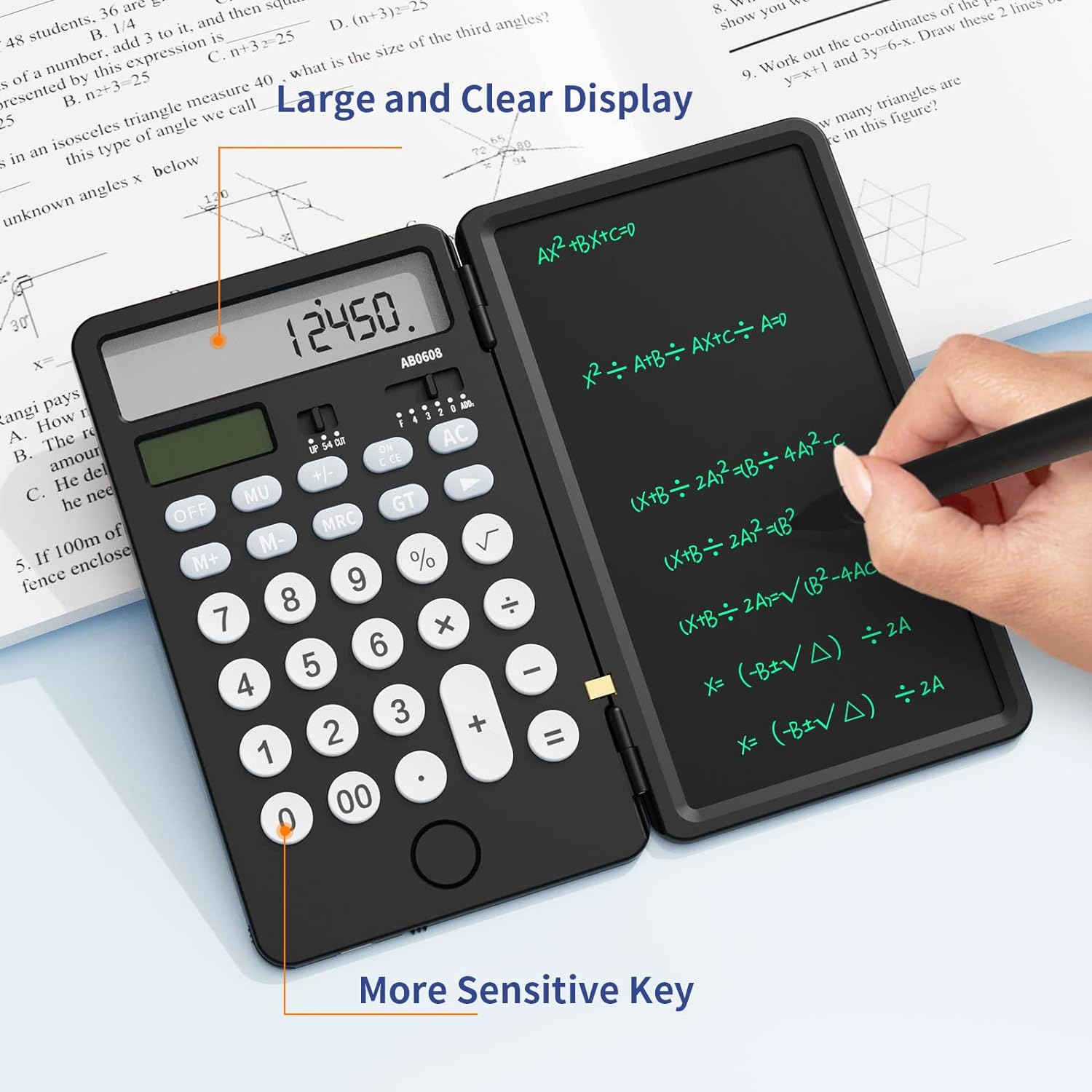 Calculator stiintific, Excitat®, Cu tableta pentru scris si creion ...