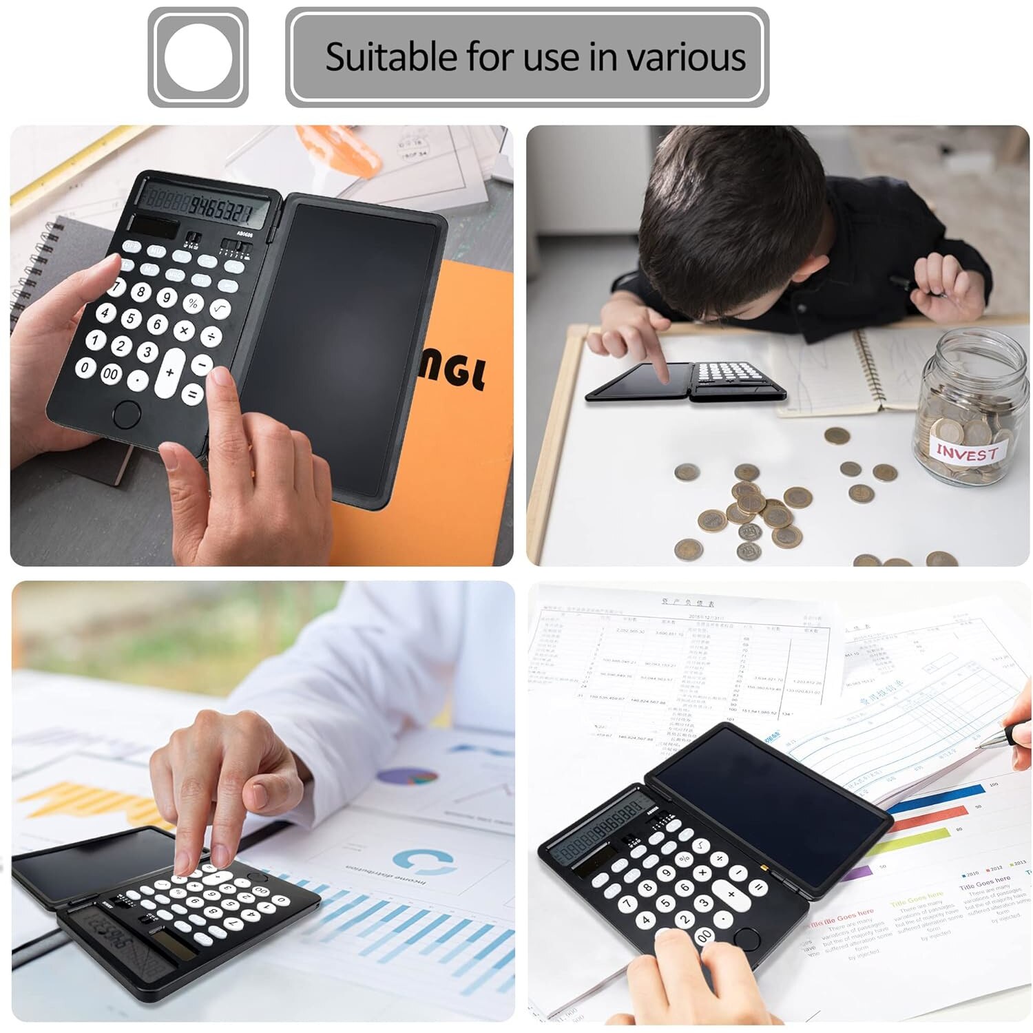 Calculator stiintific, Excitat®, Cu tableta pentru scris si creion ...