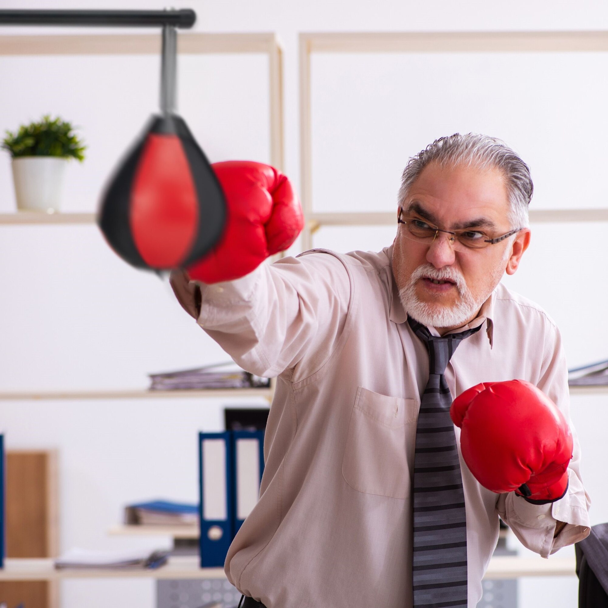 Sac de box gonflabil cu montare pe perete, anti-stres, pompa de mana ...