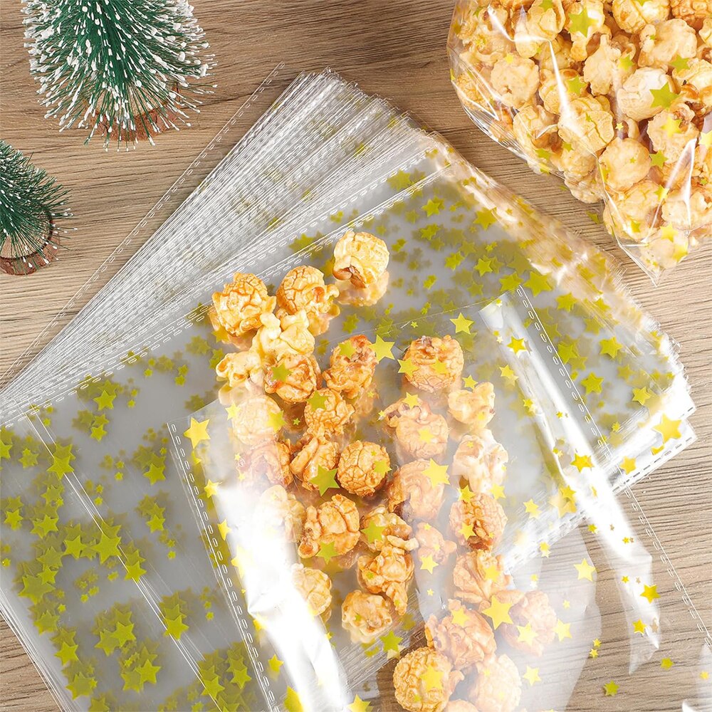 Set 100 pungi alimentare, Ronyes®, Plastic, 15×24 cm - eMAG.ro