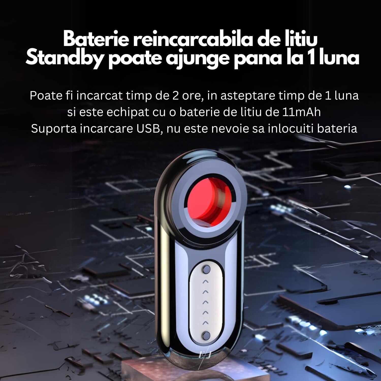 Detector aparate spionaj, EJ PRODUCTS, model AK470, detecteaza camere ...