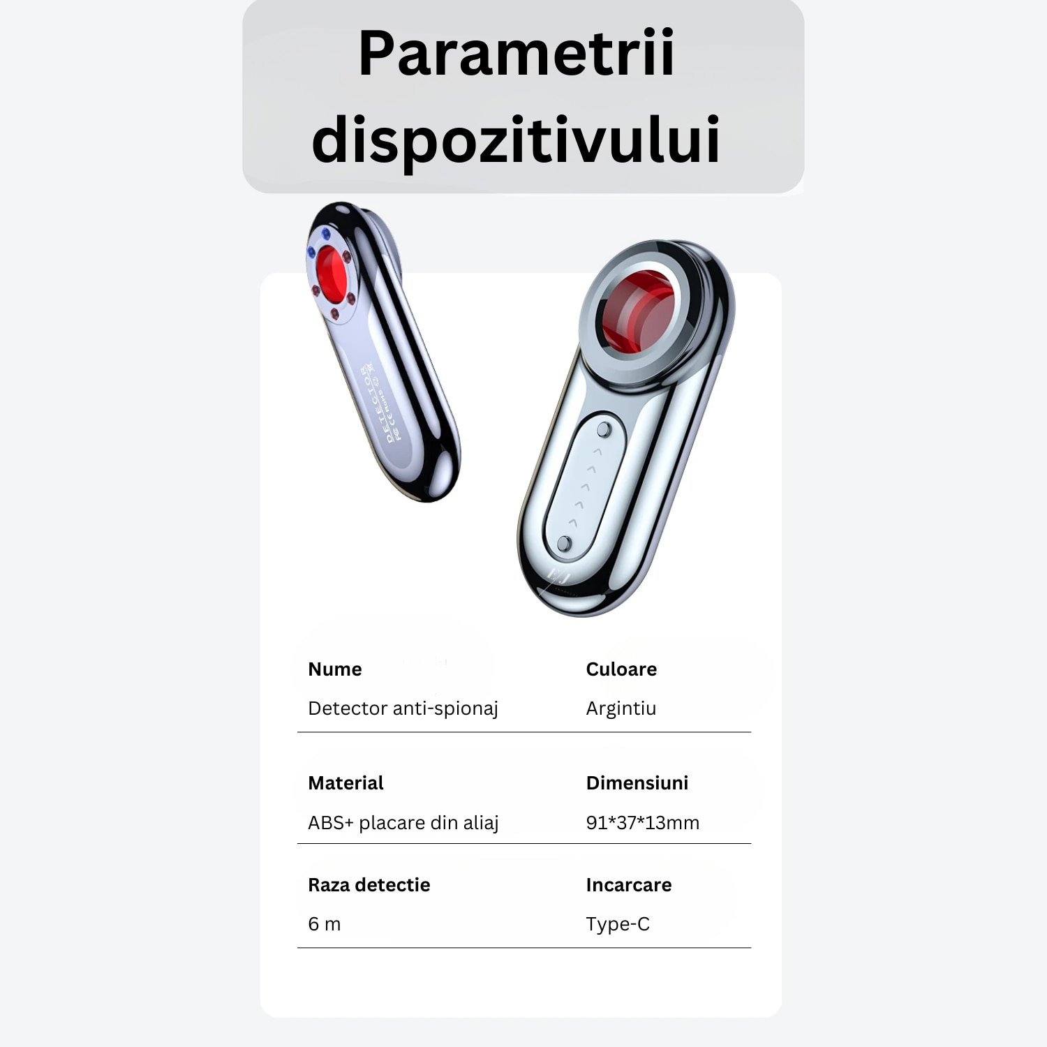 Detector aparate spionaj, EJ PRODUCTS, model AK470, detecteaza camere ...