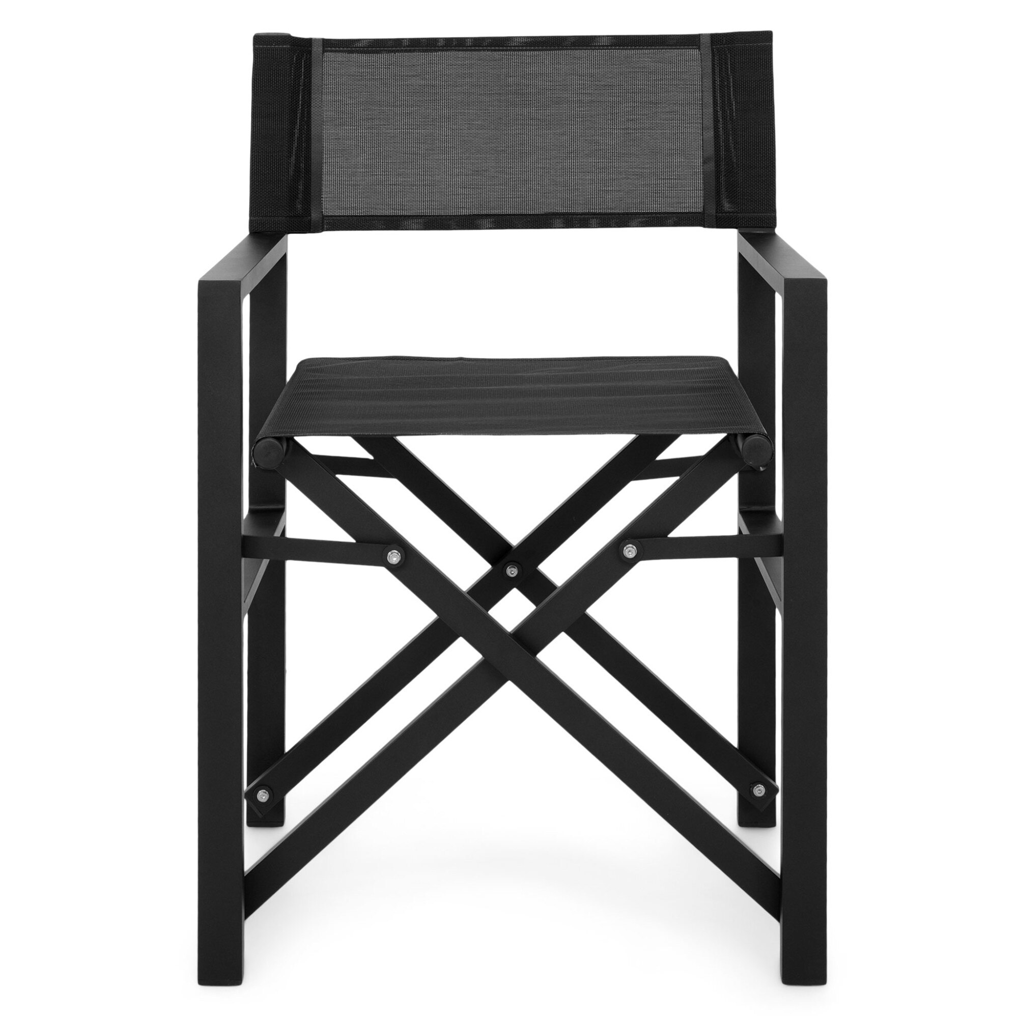 Set 2 scaune gradina/terasa, Maison Mex DIRECTOR, L.57 l.46 H.83, negru ...