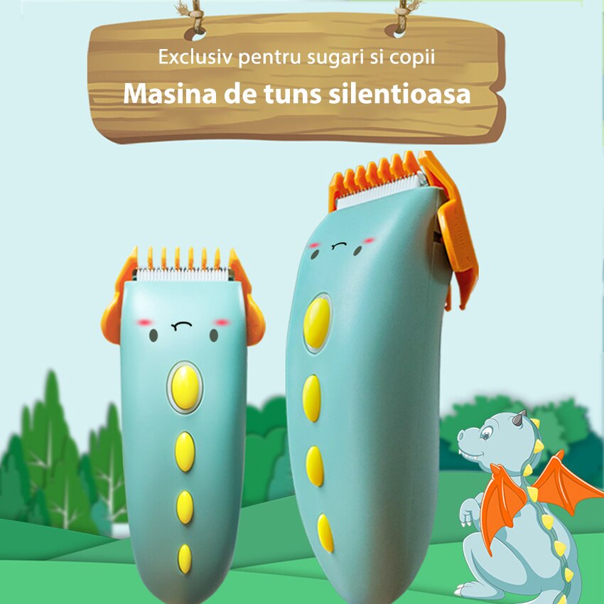 Aparat de tuns, Chucai, Pentru copii, Cu aspirare, Wireless, Silentios ...