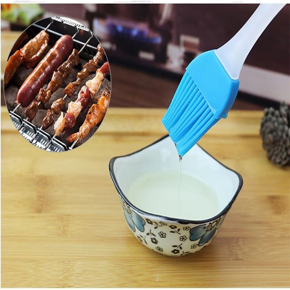 Set 4 pensule bucatarie, Silicon, Multicolor - eMAG.ro