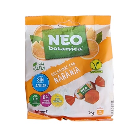 Bomboane din jeleu cu portocale fara zahar NEO Botanica 72g - eMAG.ro