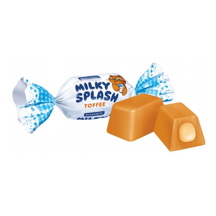 Caramele cu lapte Roshen Milky Splash, punga 1 kg - eMAG.ro