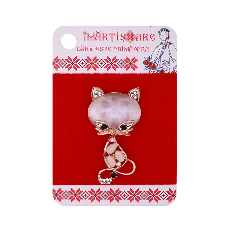 Martisor Brosa Pisicuta Semn Infinit - eMAG.ro