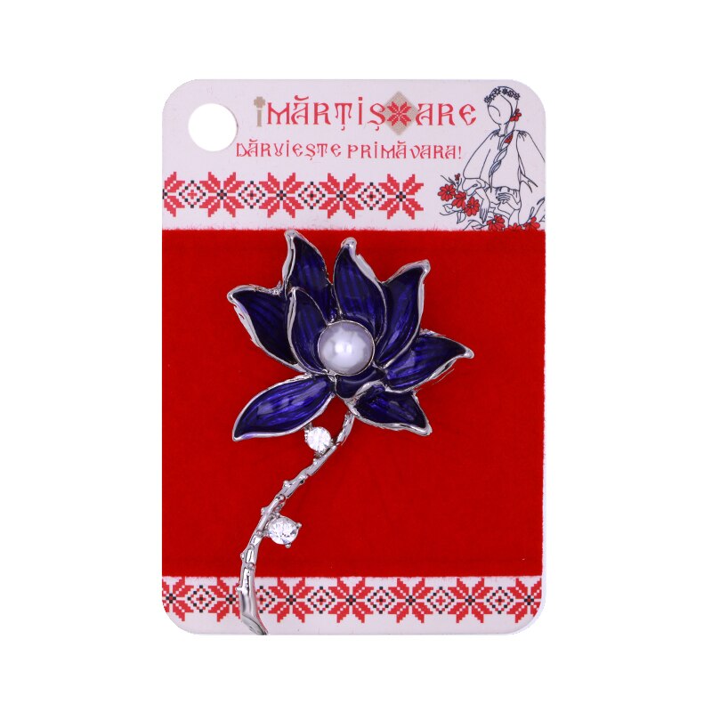 Martisor Brosa Floare de Lotus - eMAG.ro