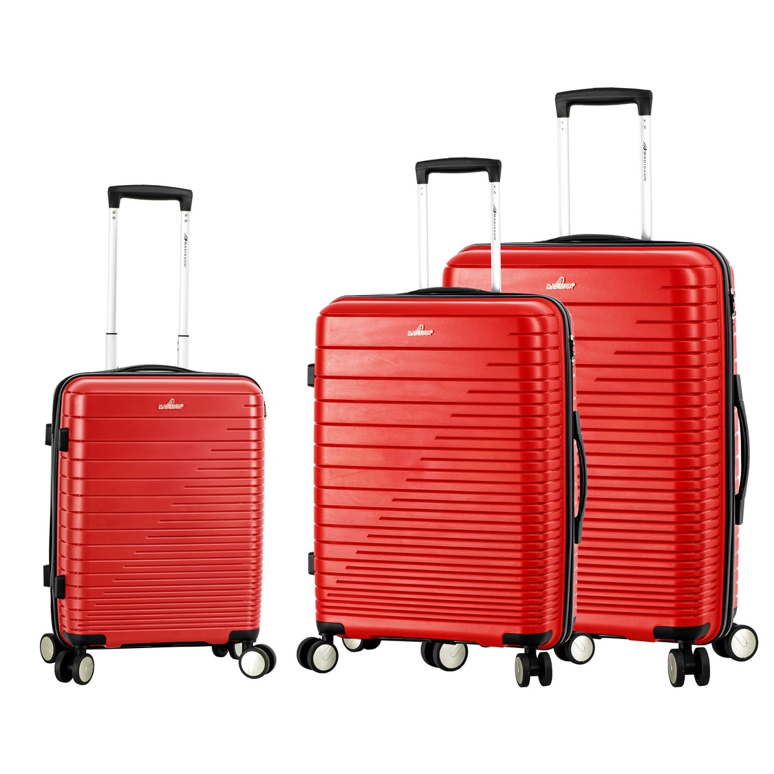 Set Trolere Madisson SW33703, Polipropilena, 4 Roti Duble, Cifru TSA, 3 ...