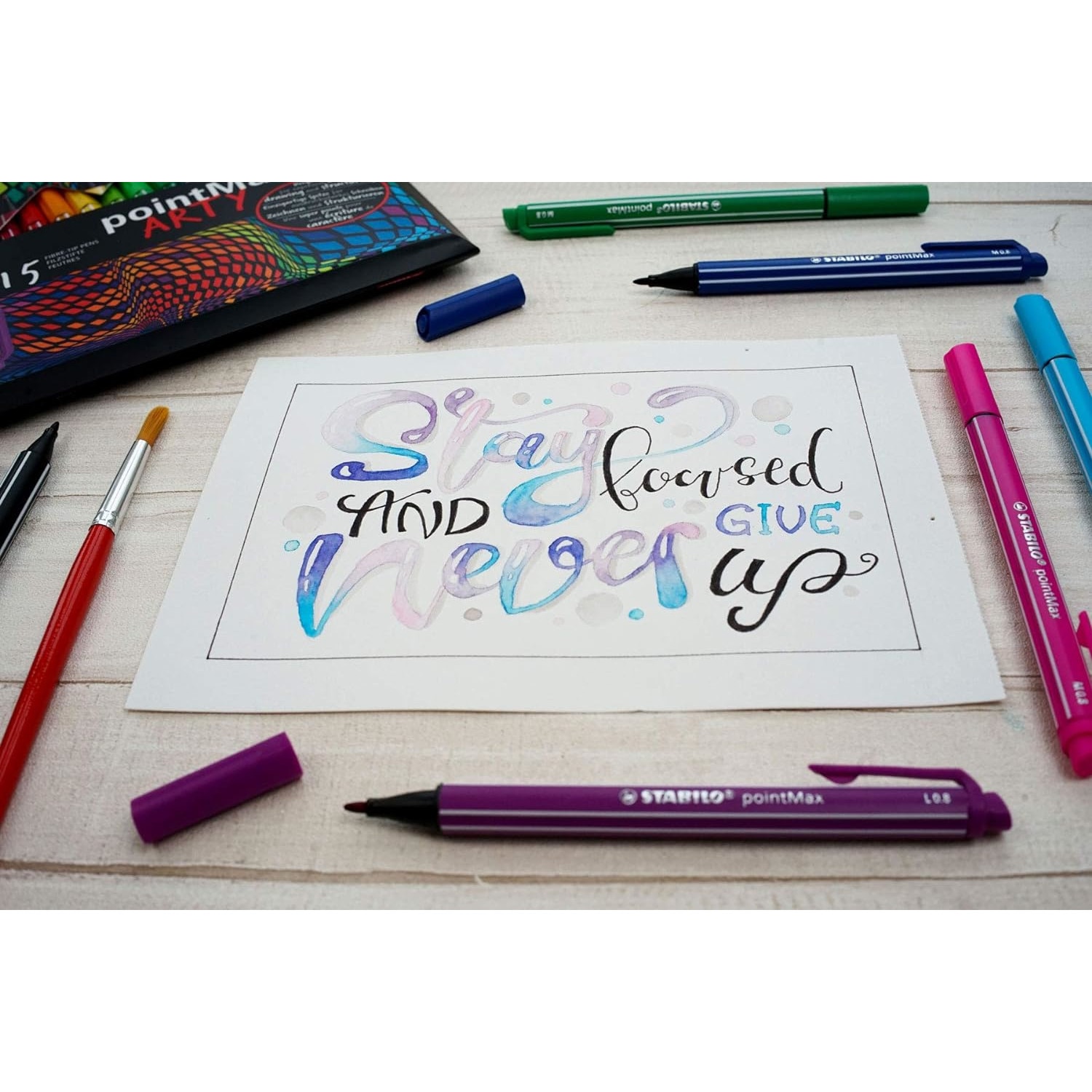 Комплект флумастери, Stabilo, pointMax Arty ST488/18-1-20, 18 цвята - eMAG.bg