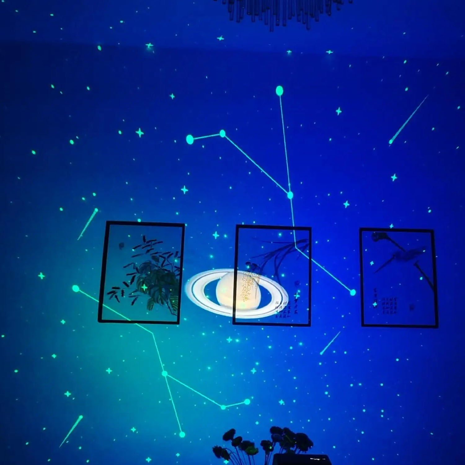 Lampa de veghe pentru copii, NEXTLY, tip proiector stele, planete si ...