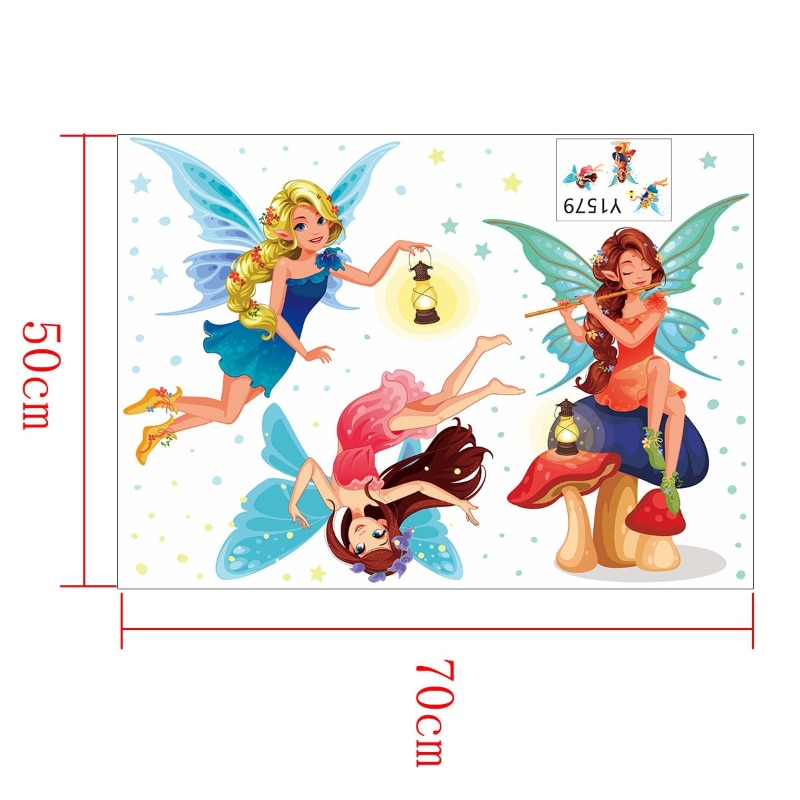 Sticker Decorativ Autoadeziv CCmax, 3 Zane Magice pentru Camera ...