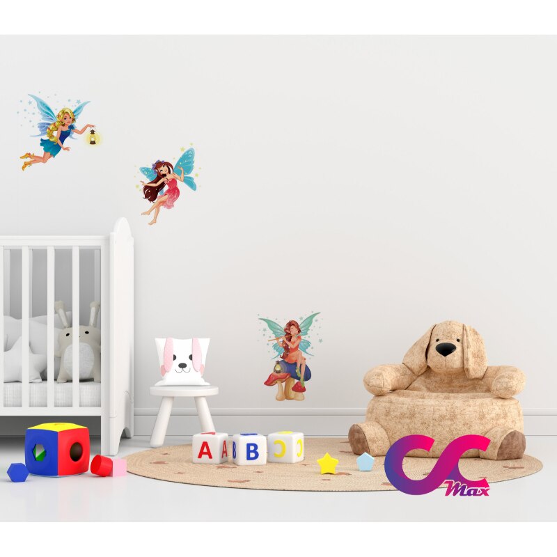 Sticker Decorativ Autoadeziv CCmax, 3 Zane Magice pentru Camera ...