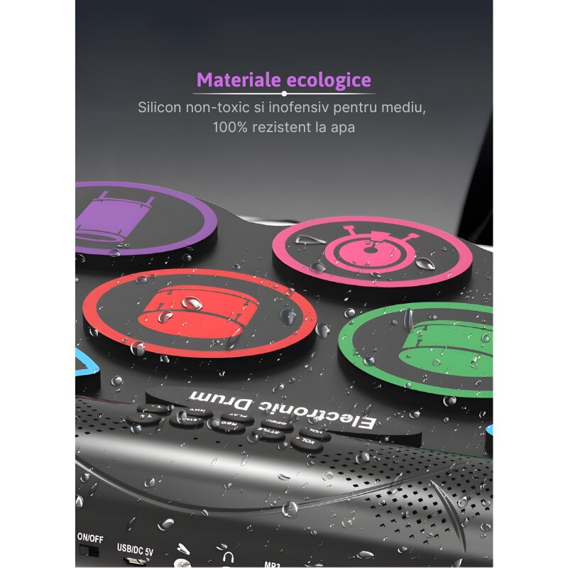 Set tobe electronice MaGeCa® cu pedale de picior, Design compact si ...
