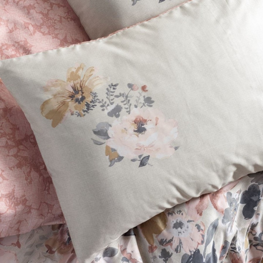 Lenjerie pat dublu satin de lux, 100% bumbac satinat, 240 x 260 cm, 6 ...