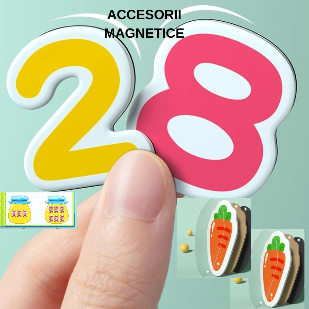 Planse de Matematica timpurie SeLeSe, pentru copii, joc de Adunare si ...