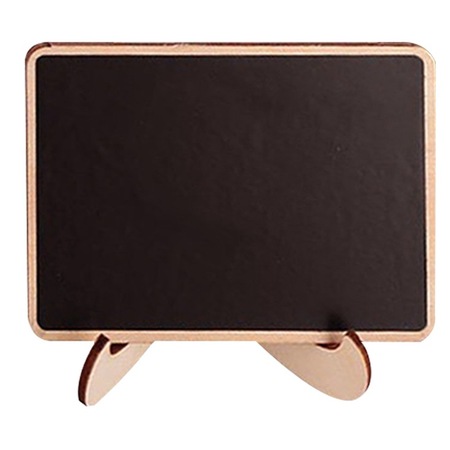 Set 20 tablite pentru scris, Lemn, 10x7.5cmx0.3cm, Negru/Natur - eMAG.ro